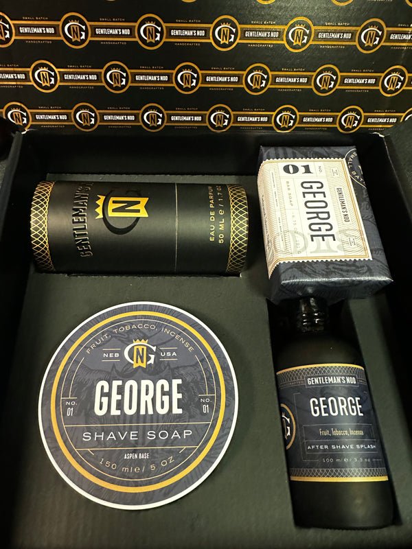 George Parfum Extrait & Shave Gift Set - Gentleman's Nod